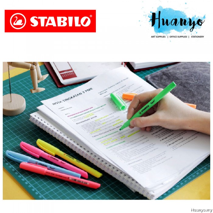 Stabilo Flash Slim Neon Highlighter Textliner Pen (Per PCS)
