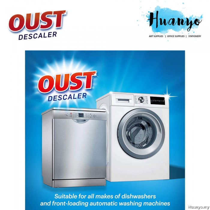 Oust Dishwasher & Washing Machine Limescale Removal Descaler (2 Sachets ...