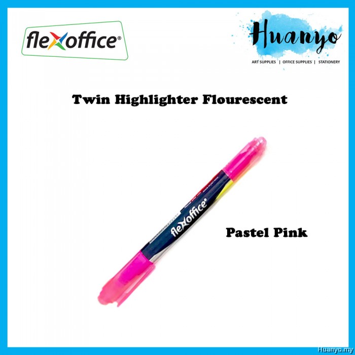Flexoffice Twin Highlighter / Flexliner Twin Highlighter Pastel per Pcs ...