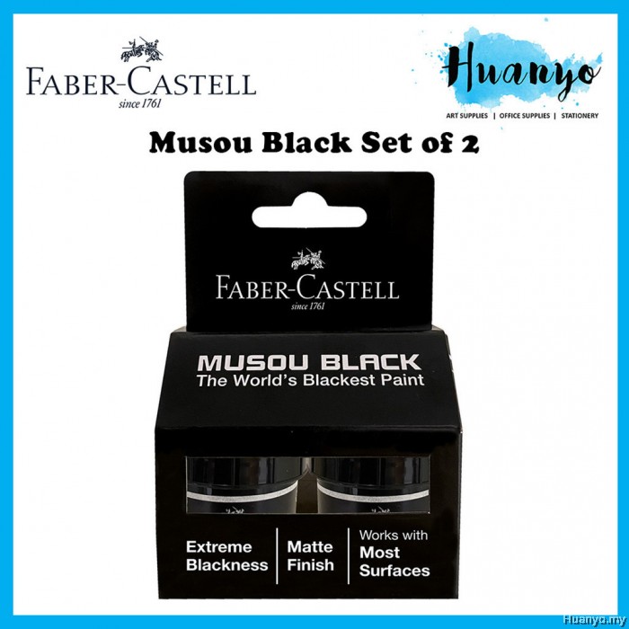 [Limited Edition] Faber-Castell Poster Colours 18+1 Free Musou Black ...