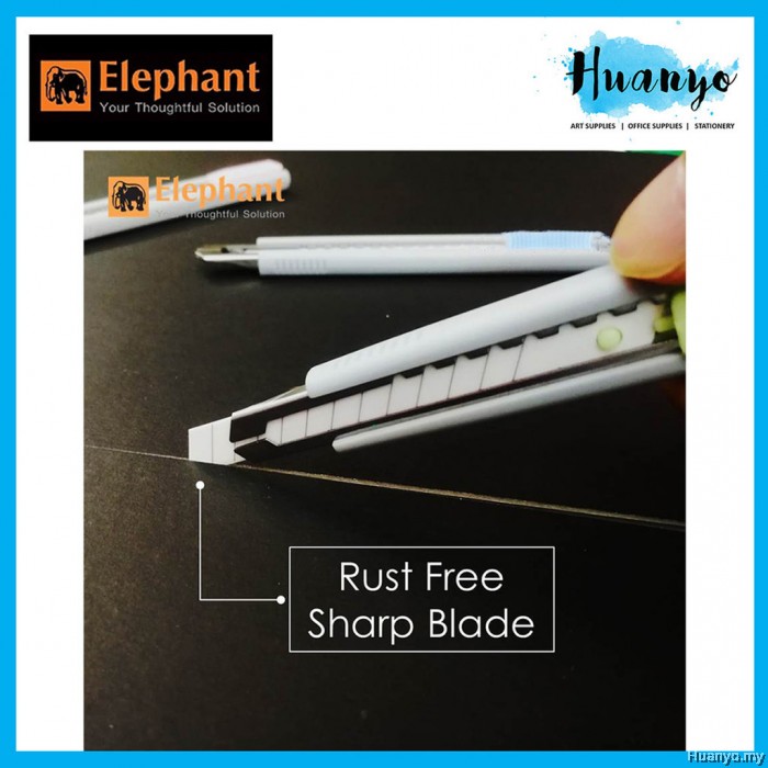Elephant 60° Ceramic Blade Cutter Knife for Office School & Household ...