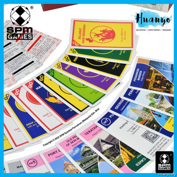 Saidina GO Visit Malaysia Tourism 2026 Edition Card Board Game (SPM222 ...