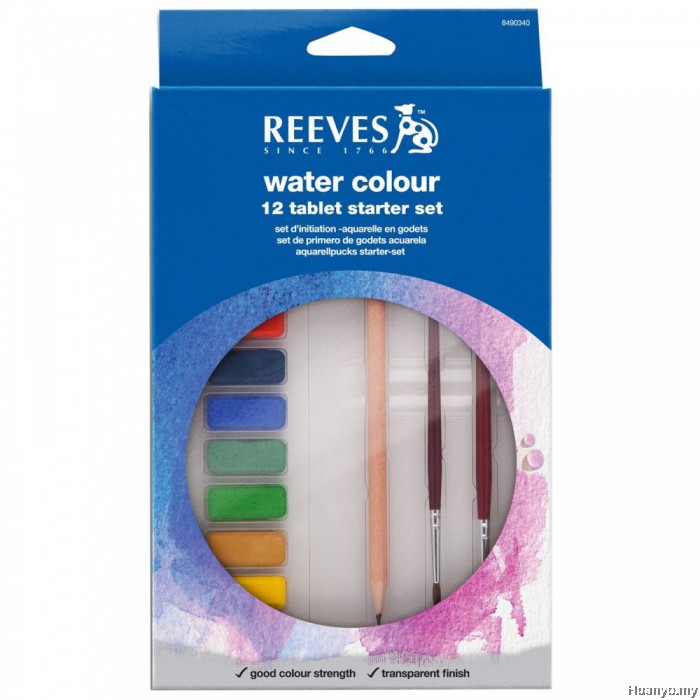 Reeves Water Colour 12 Tablet Starter Set