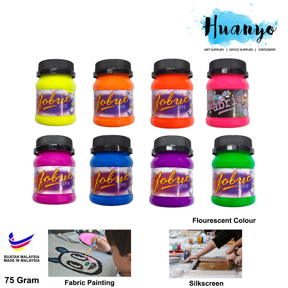 5 Star Fabric Paint Dye Colour [Fluorescent] (75 gram) (List 2/2)