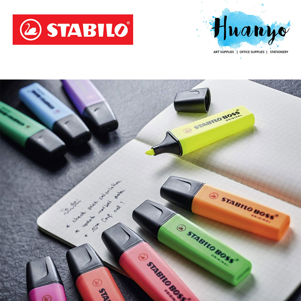 [Limited Edition] Stabilo Boss Original Fluorescent & Pastel Colour ...