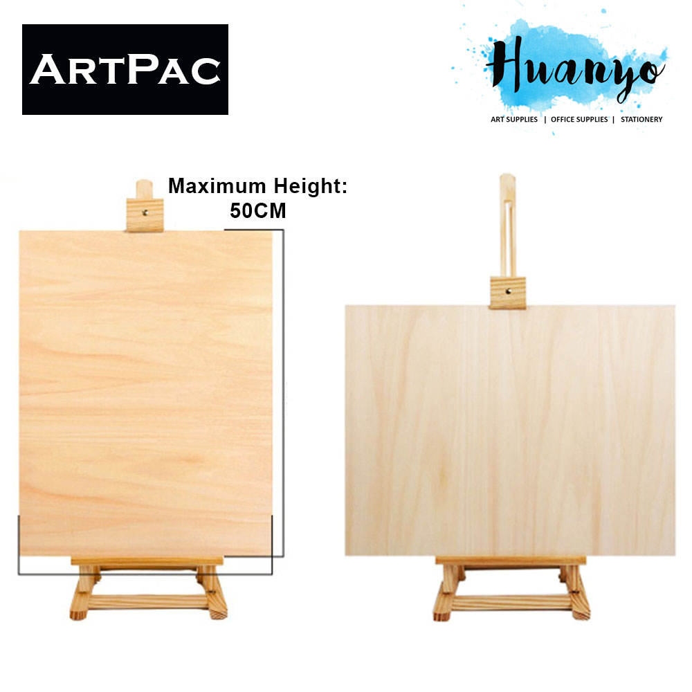 Artpac Artist Table Top Desktop Adjustable Foldable Wooden Easel