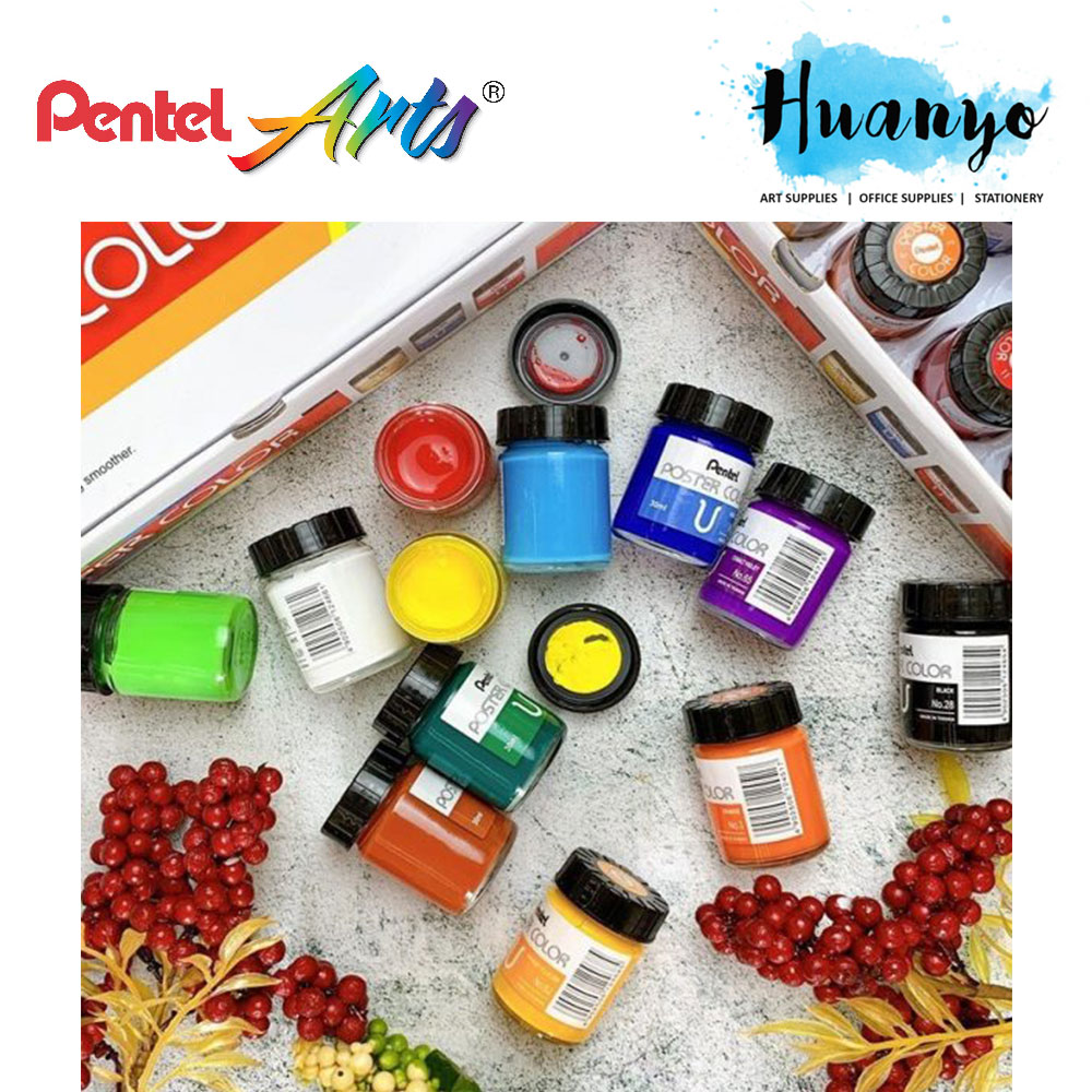 Pentel Poster Colour Paint 30ML (List 1/2)