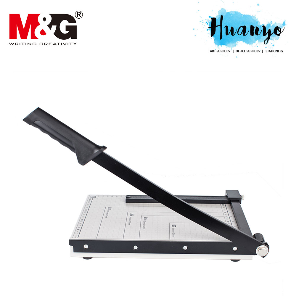 M&G A4 Adjustable Stainless Steel Paper Cutter Trimmer with Scudding ...