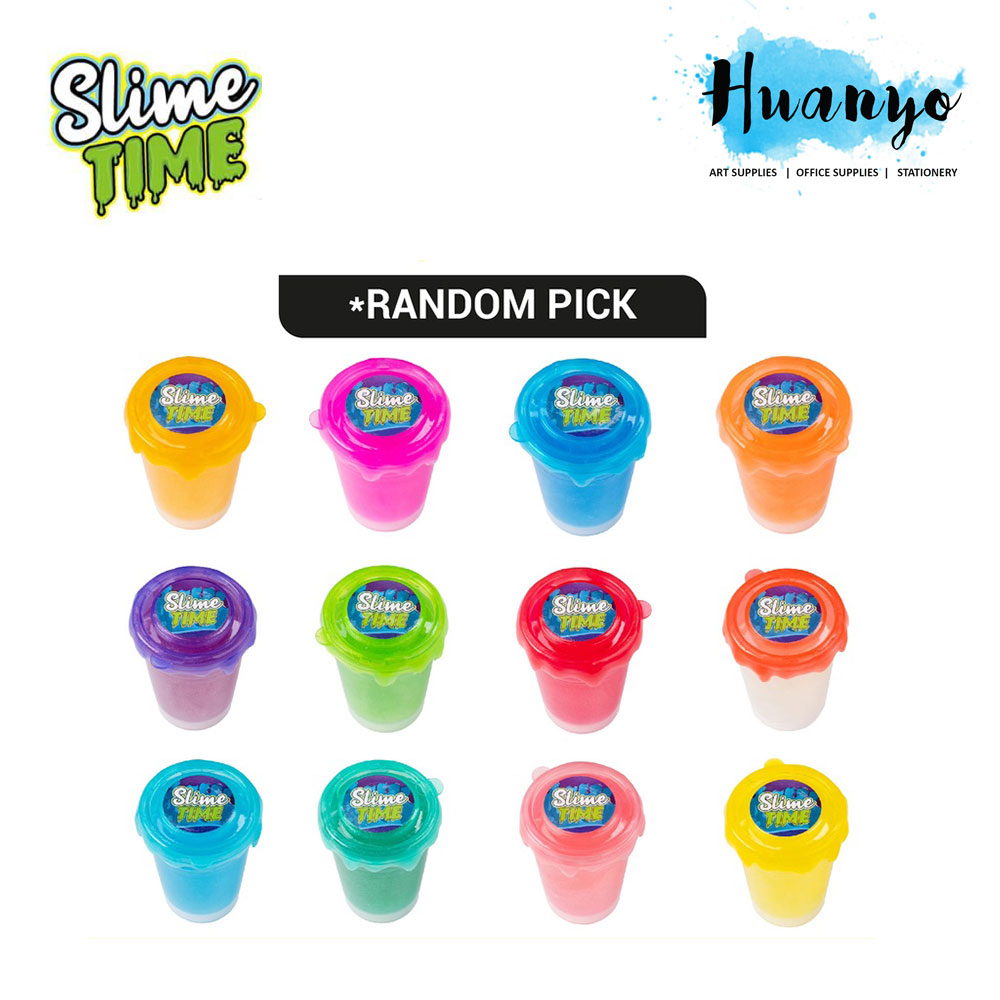 EMCO SLIME TIME Non Toxic Colorful Metallic Glitter Slime (Random Color ...