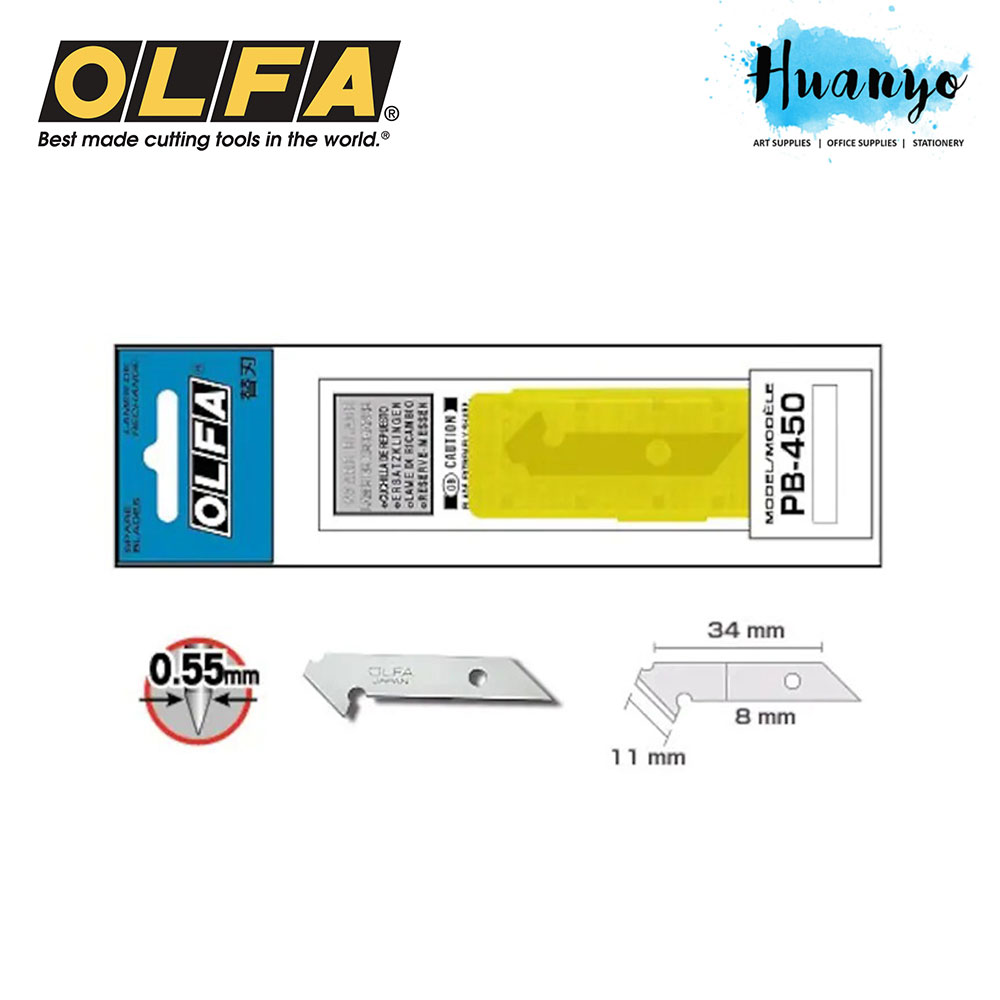 OLFA PC-S Plastic Acrylic / Laminate Cutter (Blades Refill PB-450)