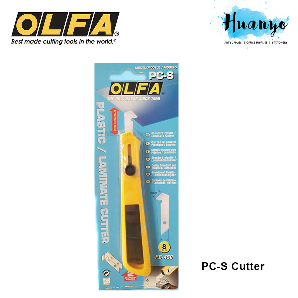 OLFA PC-S Plastic Acrylic / Laminate Cutter (Blades Refill PB-450)