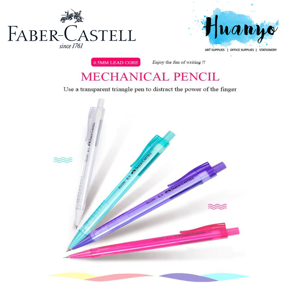 Faber-Castell Mechanical Pencil Econ with Leads Value Set (0.5mm / 0 ...
