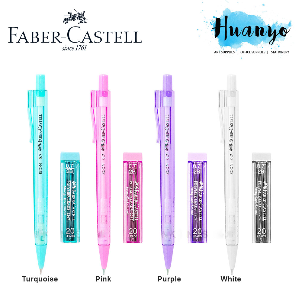 Faber-Castell Mechanical Pencil Econ with Leads Value Set (0.5mm / 0 ...