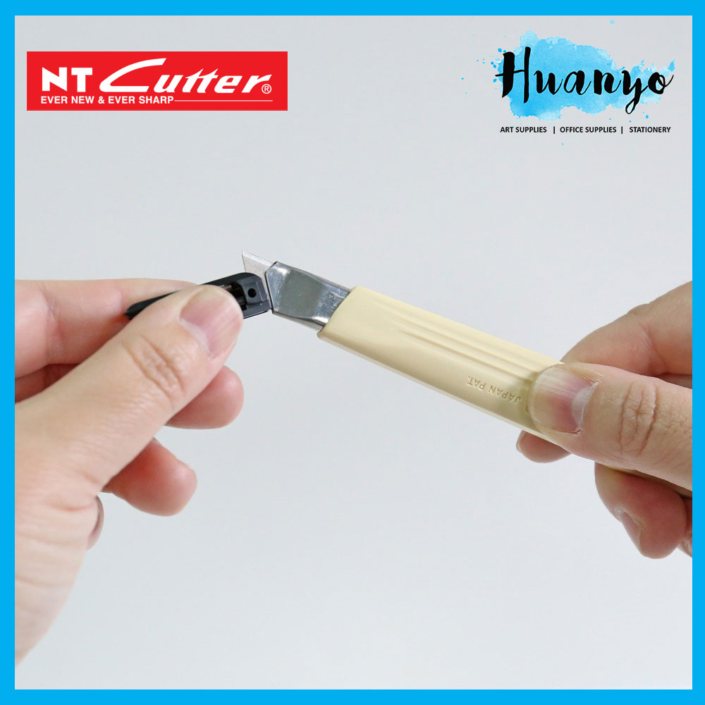 NT Cutter Knife A-300P Ivory White (Made in Japan)