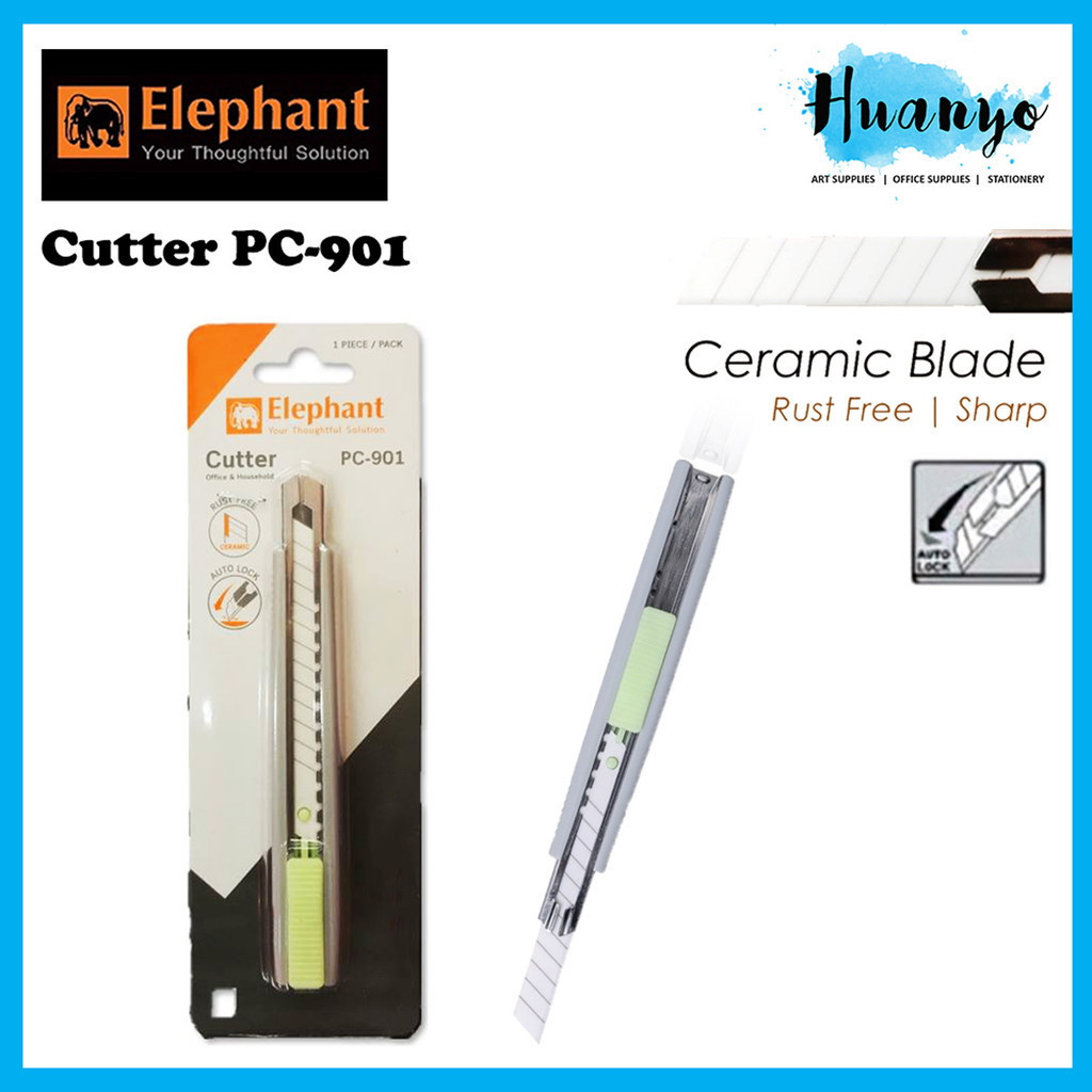 Elephant 60° Ceramic Blade Cutter Knife for Office School & Household ...